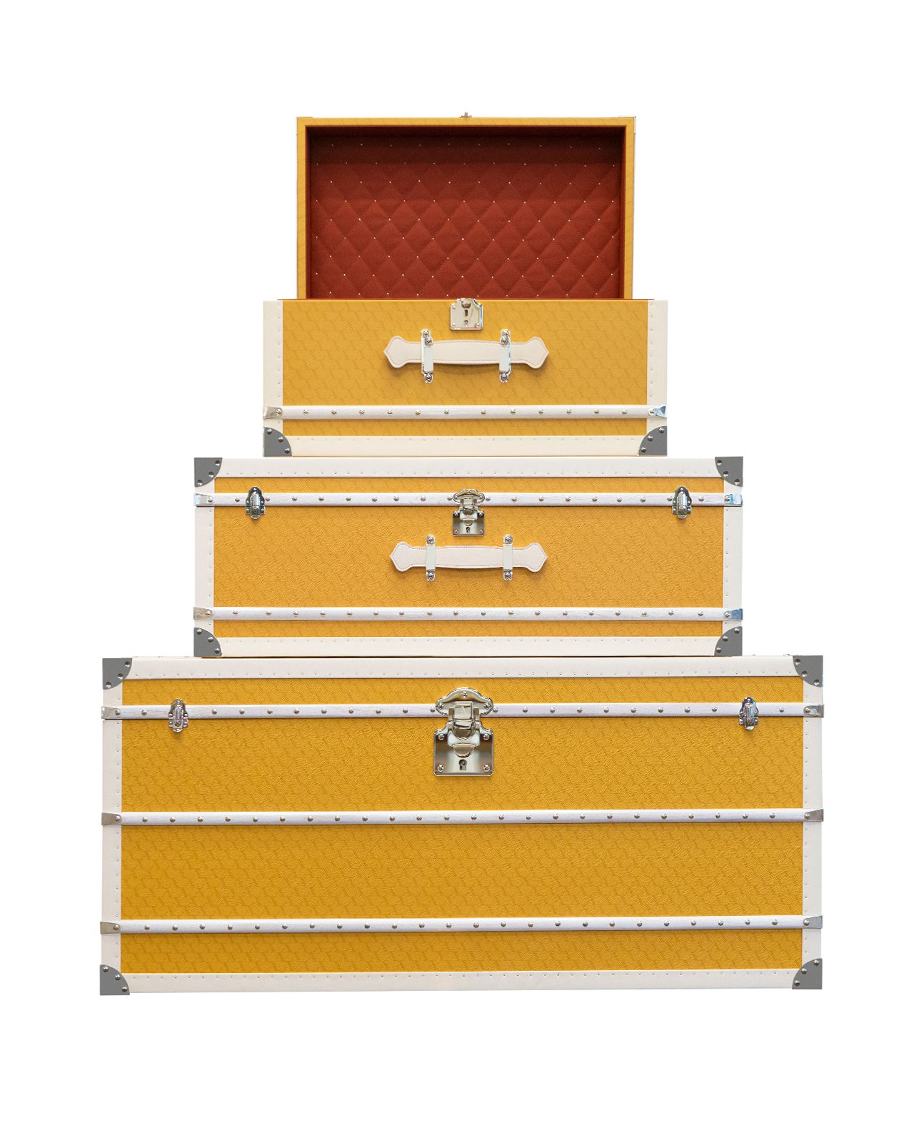 White and Yellow Trunk Set - Albidaa