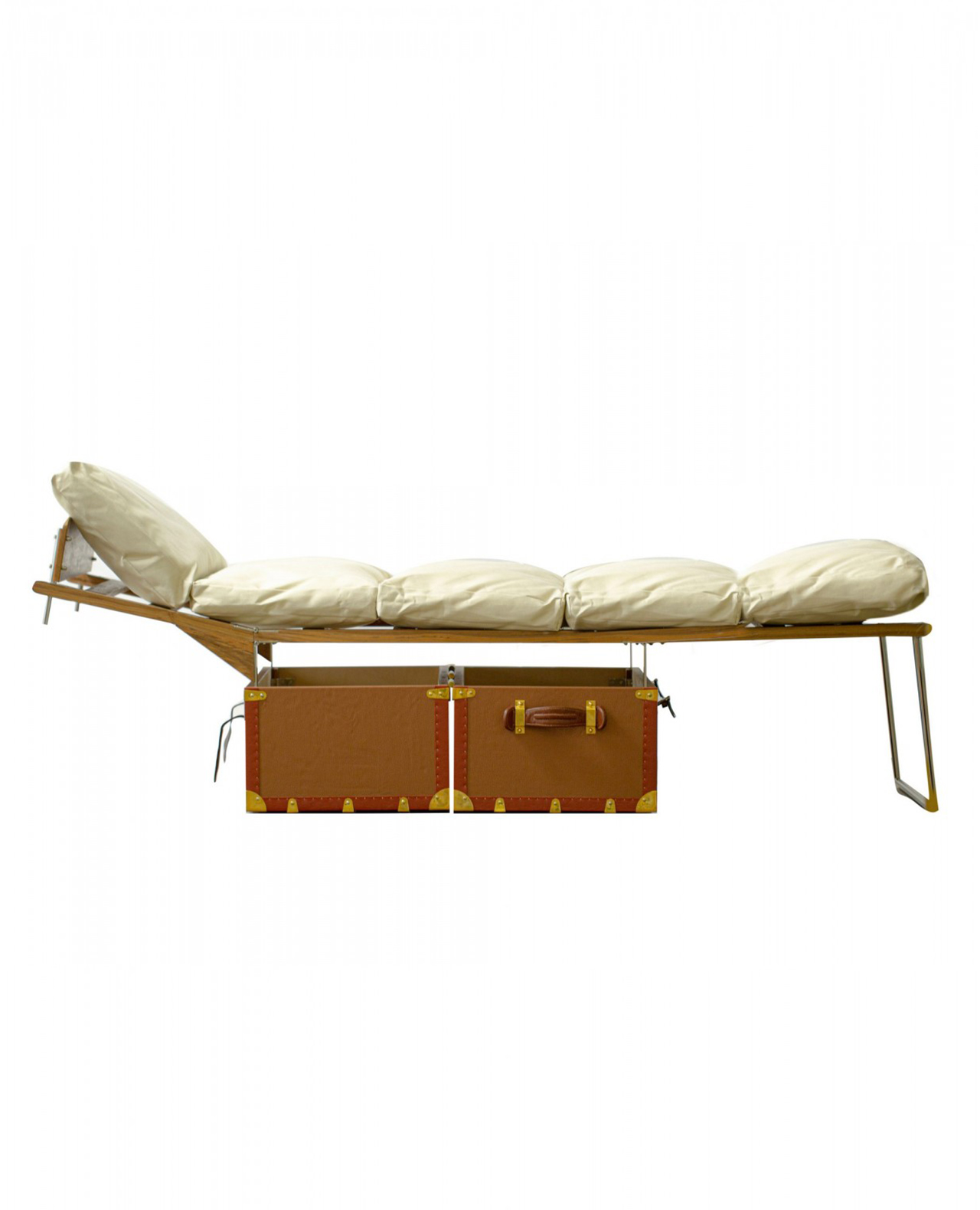 Brown and Maroon Bed Trunk - Albidaa