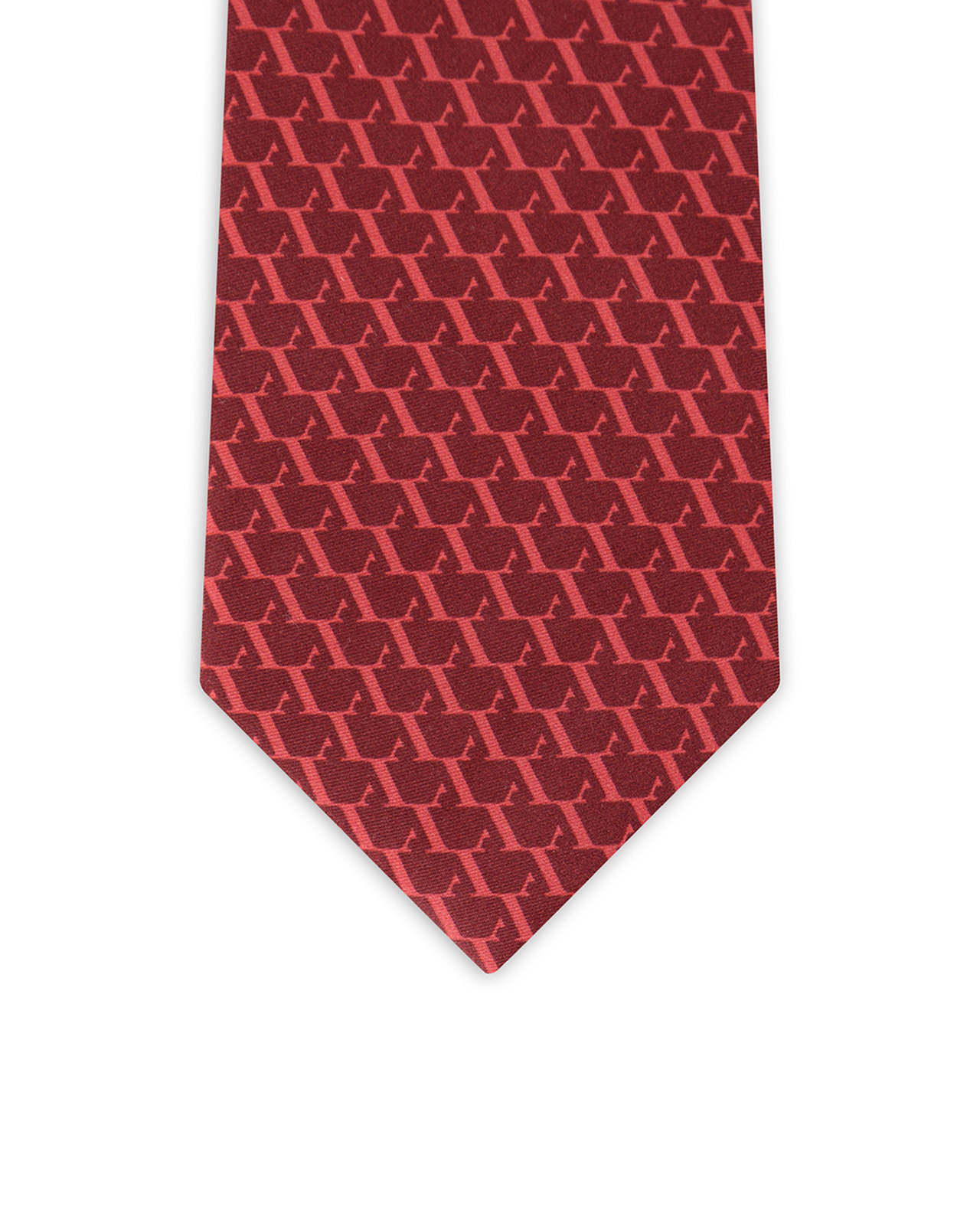 Dark & Light Red Pattern Necktie – Albidaa