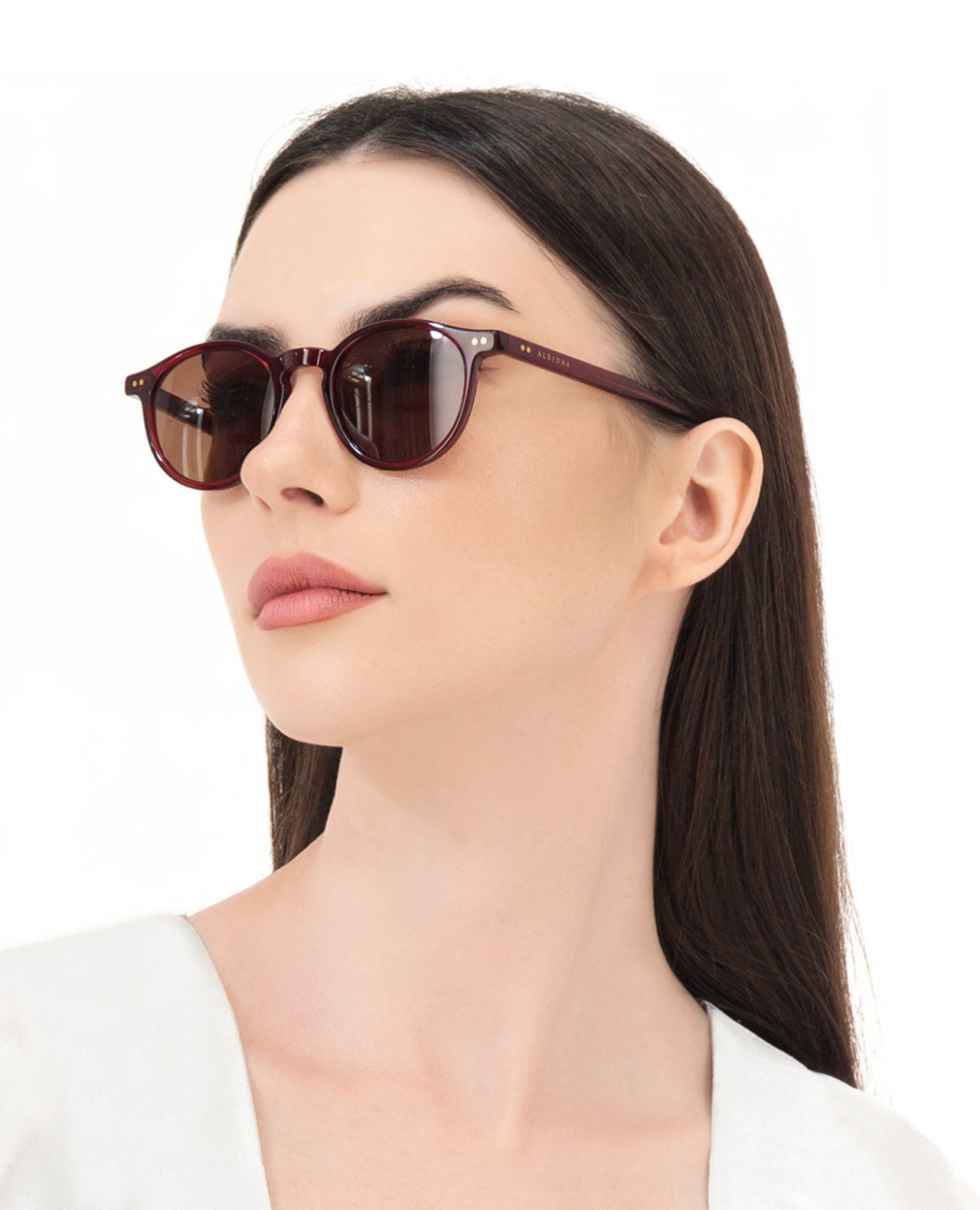 Pantos Shiny Transparent Burgundy – Albidaa