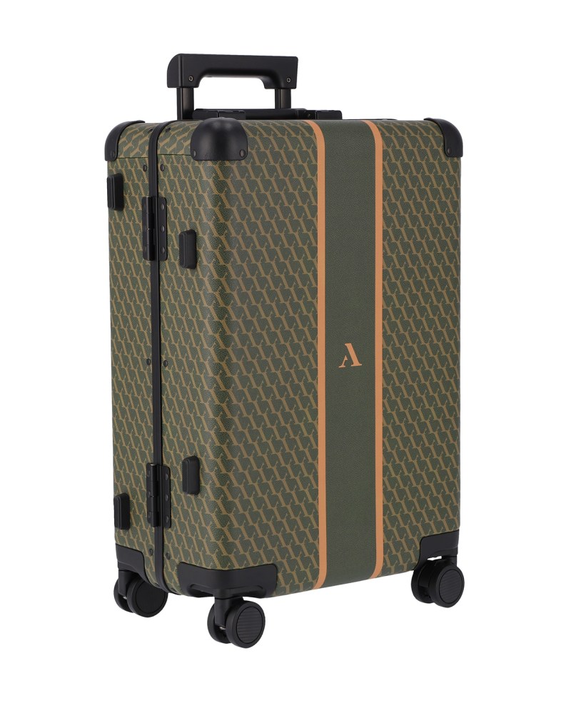 Army Green Trolley Bag – Pattern Edition – Albidaa