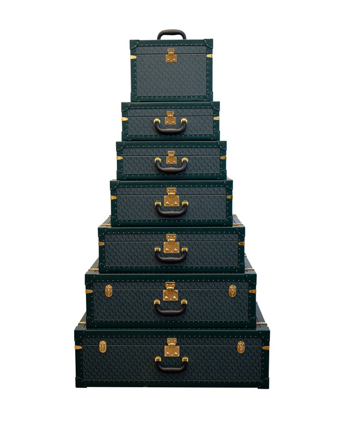 A Pattern Green Trunk Set – Albidaa