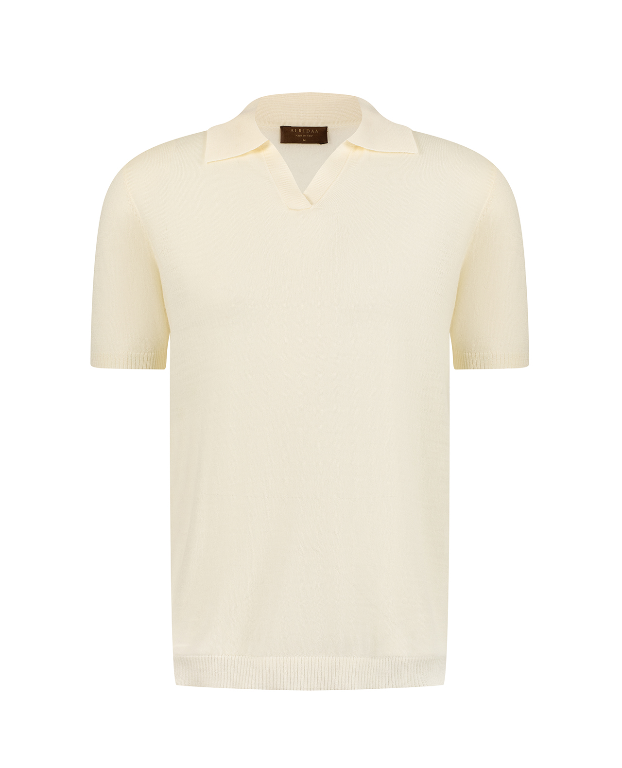 Gold Wool Polo Shirt – Brownish Red – Albidaa